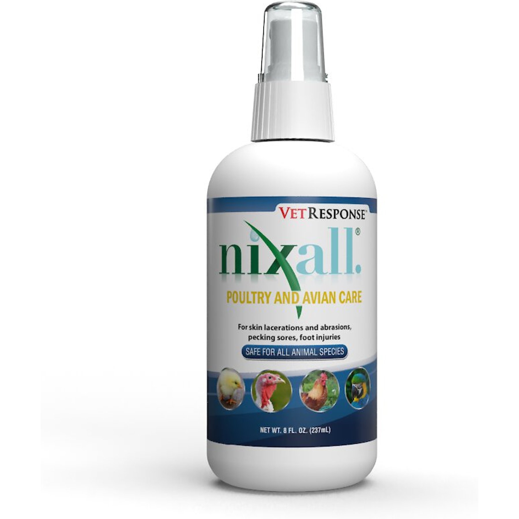 NIXALL VetResponse Poultry & Avian Care Bird Spray, 8-fl oz bottle ...