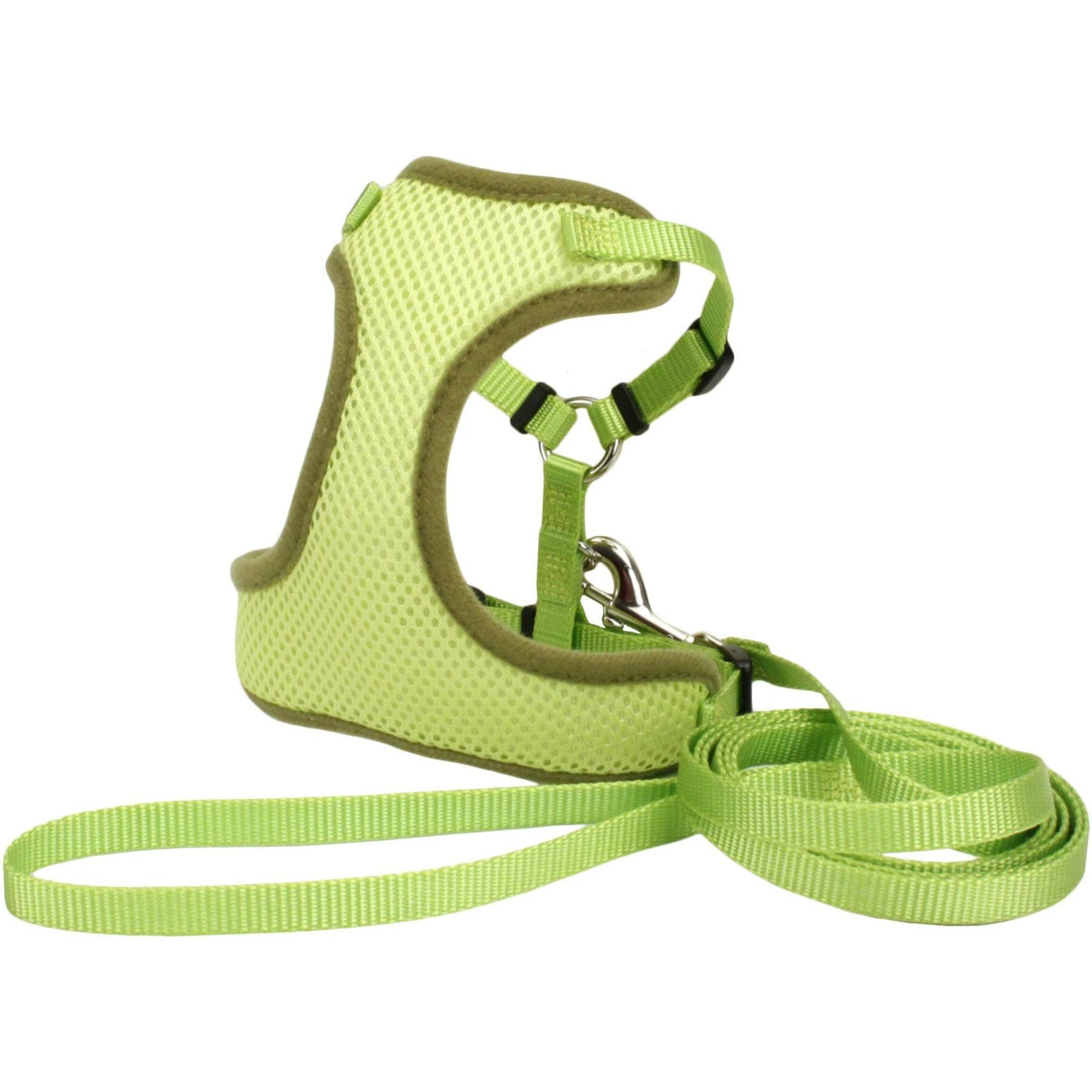 COMFORT SOFT Mesh Cat Harness & Leash, Lime, 11 to 14-in chest - Chewy.com