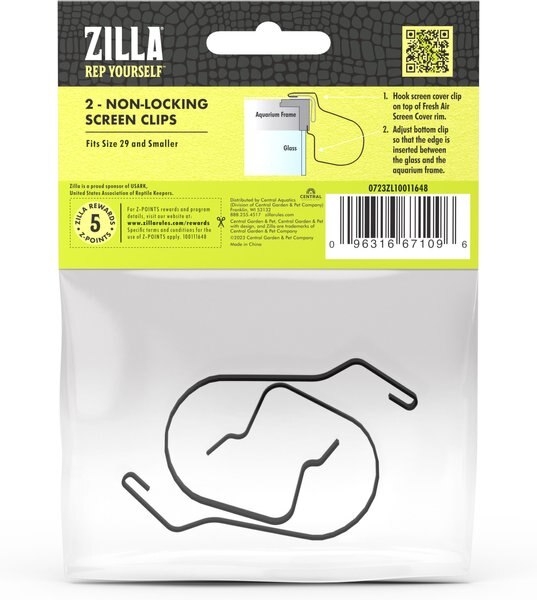 ZILLA Non-Locking Screen Clips, Small - Chewy.com