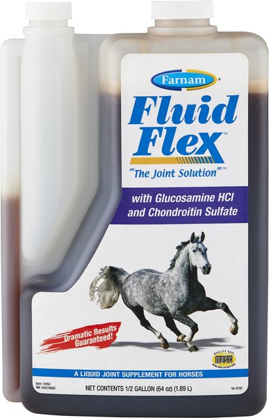 FARNAM FluidFlex Joint Solution Liquid Horse Supplement, 64-fl oz ...