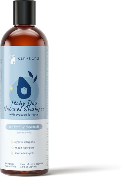 KIN+KIND Natural Itchy Dog Shampoo, 12-oz bottle - Chewy.com