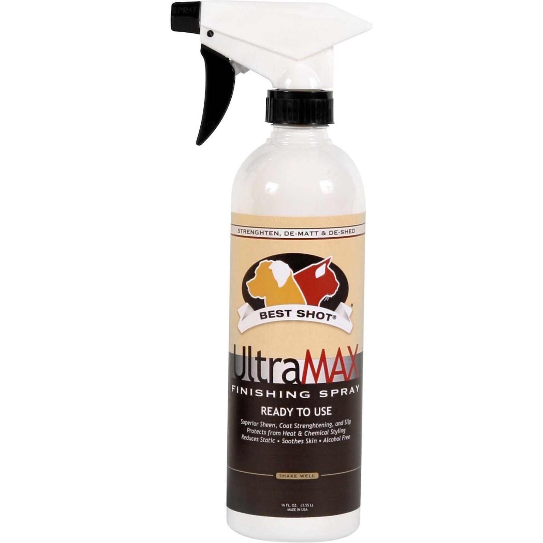 BEST SHOT UltraMax Finishing Dog & Cat Spray, 17-oz bottle - Chewy.com