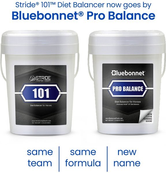 BLUEBONNET FEEDS Pro Balance Pellets Horse Supplement, 12.5-lb tub ...