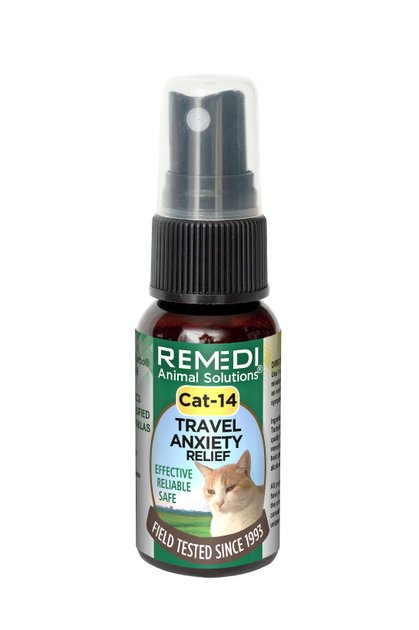 REMEDI ANIMAL SOLUTIONS Cat-14 Travel Anxiety Relief Cat Supplement, 1 ...
