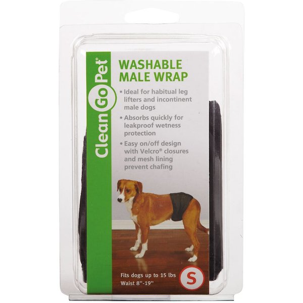 SIMPLE SOLUTION Washable Male Dog Wrap, Medium: 12 to 23-in waist ...