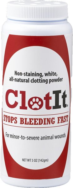 Discontinued - CLOTIT Stops Bleeding Fast Powder for Dogs, Cats & Small ...