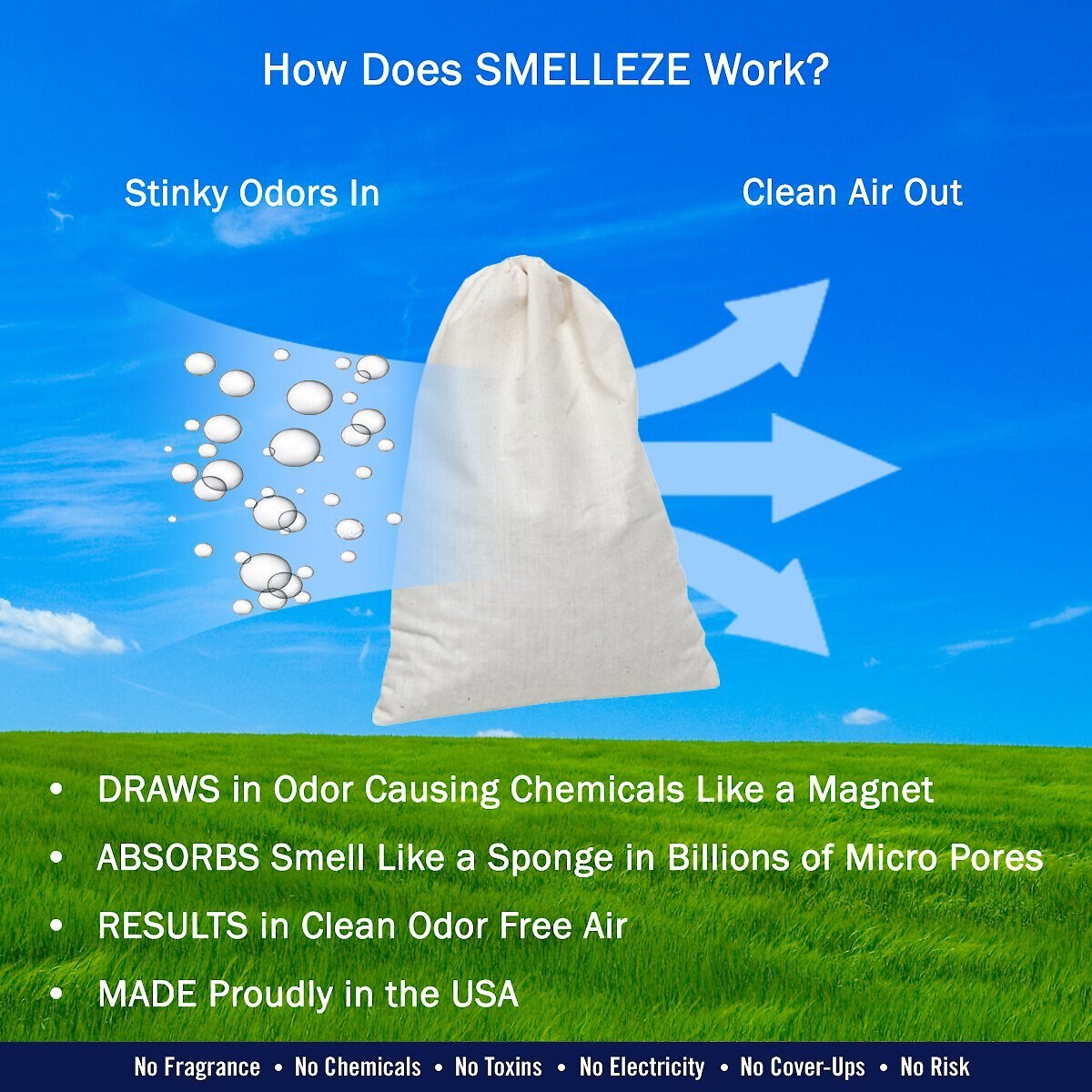 SMELLEZE Reusable Dead Rodent Odor Eliminator Deodorizer Pouch - Chewy.com