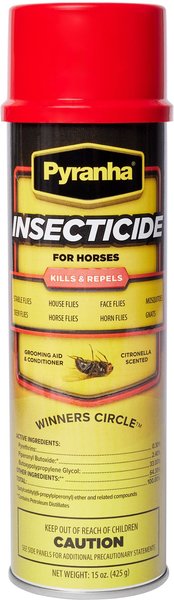 PYRANHA Aerosol Horse Insecticide Spray, 15-fl oz bottle - Chewy.com