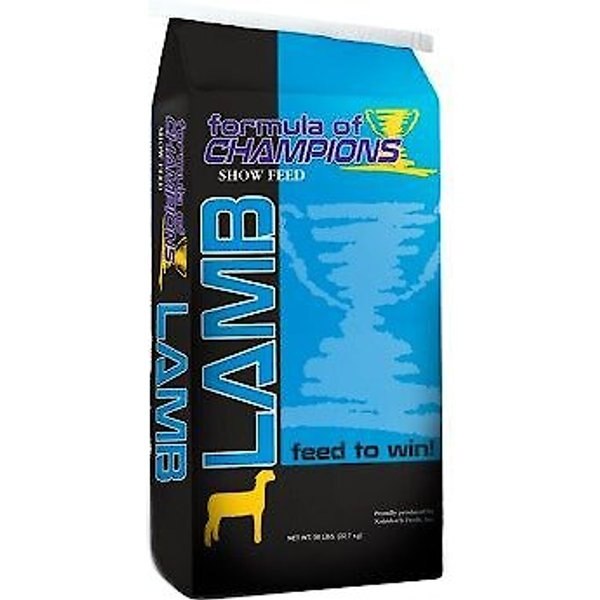 FORMULA OF CHAMPIONS Power Takeoff Show Lamb Feed, 50-lb bag - Chewy.com