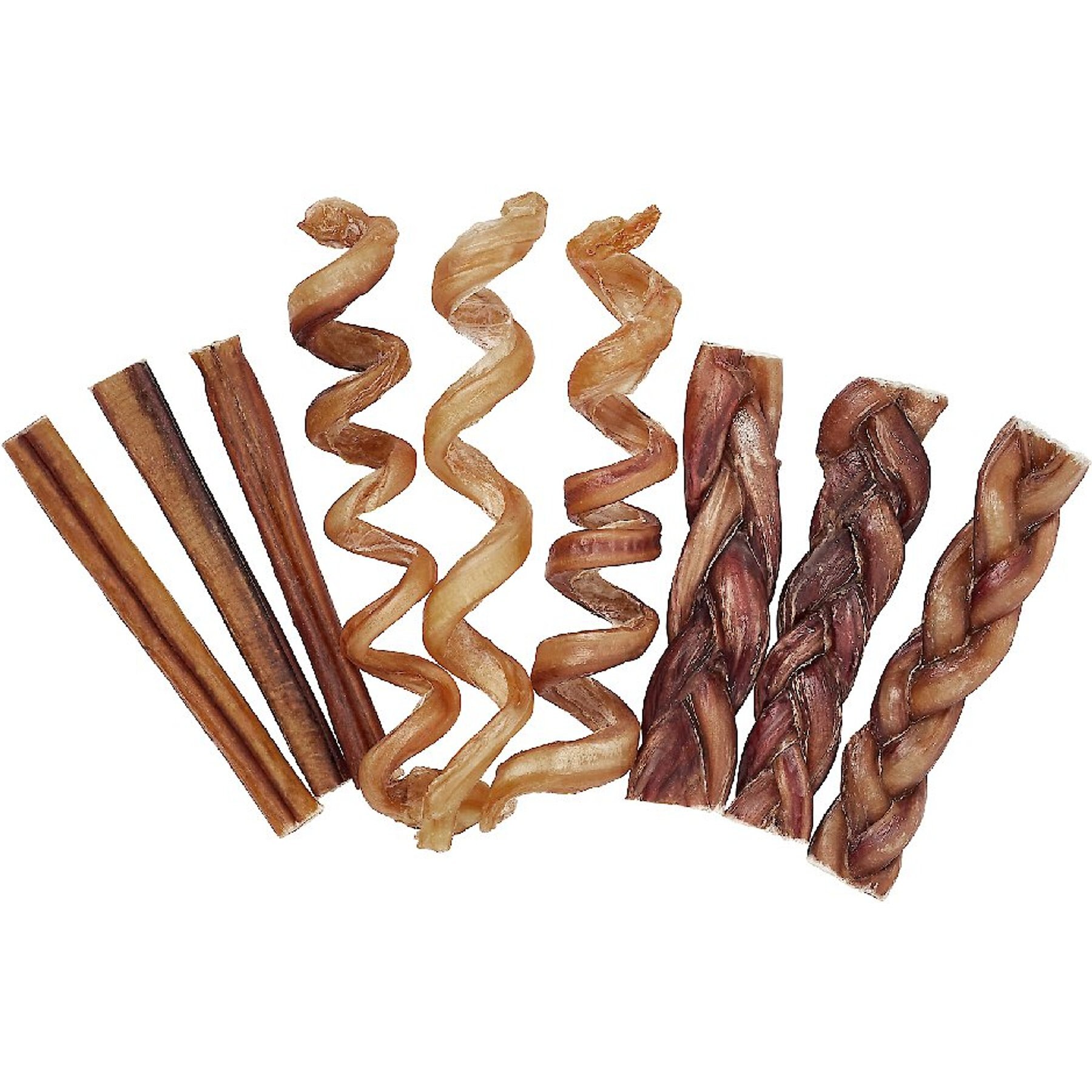 BONES & CHEWS Small Dog Bully Stick Variety Pack, 9 count - Chewy.com