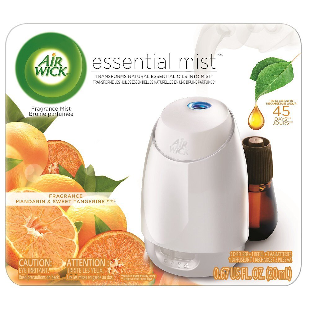Questions and Answers about AIR WICK Essential Mist Fragrant Mist Diffuser