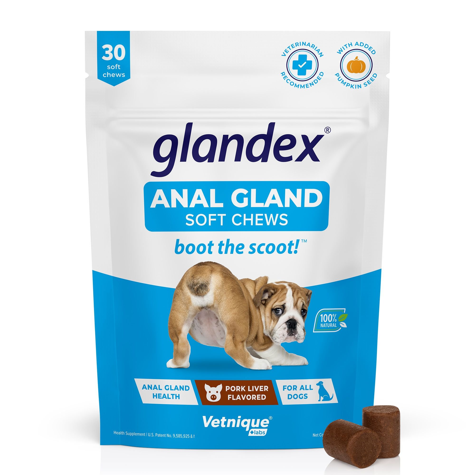 VETNIQUE LABS Glandex Anal Gland & Probiotic Pork Flavored Pumpkin ...