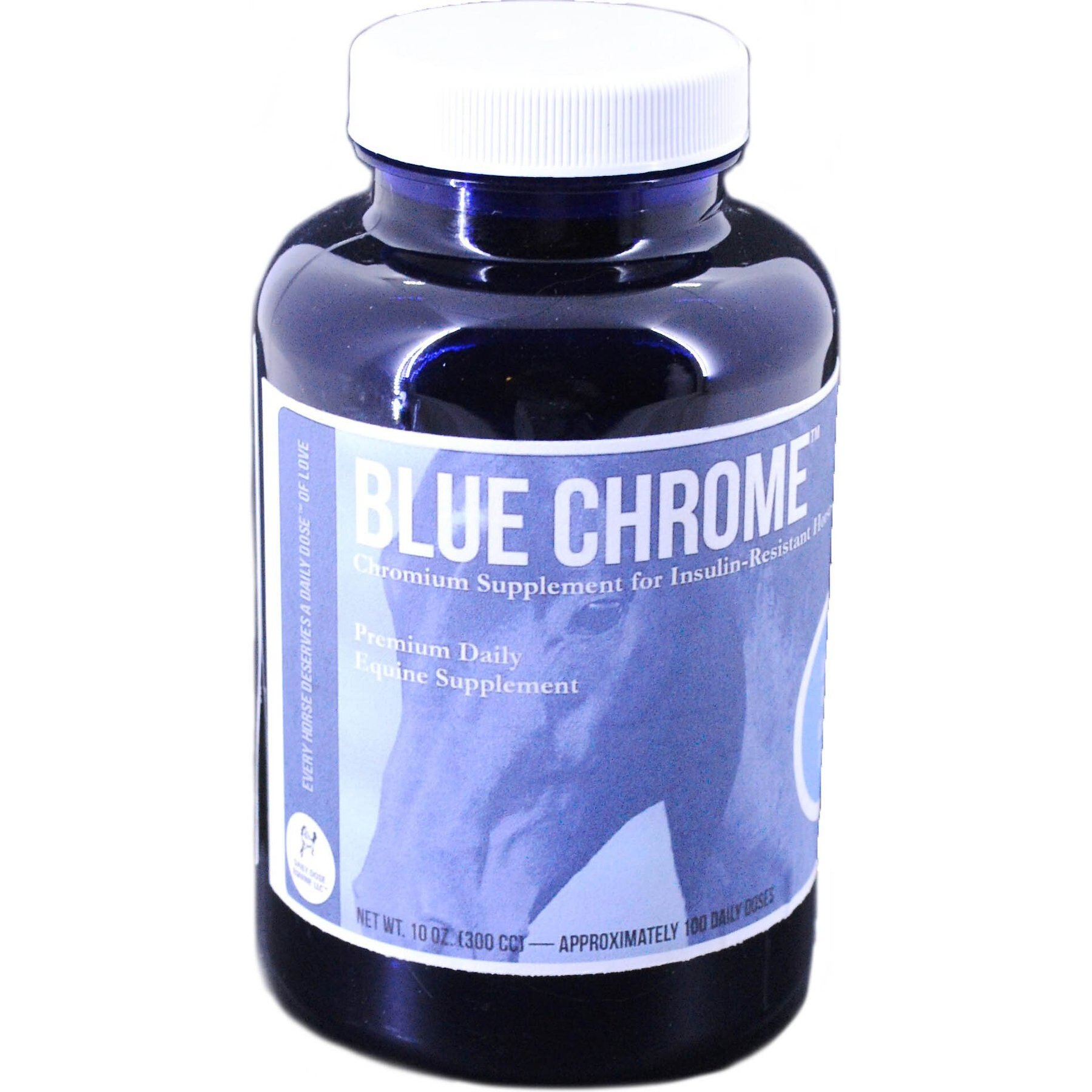 DAILY DOSE EQUINE Blue Chrome Insulin-Resistant Liquid Horse Supplement ...