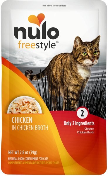 NULO FreeStyle Chicken in Broth Cat Food Topper, 2.8-oz, case of 24 ...