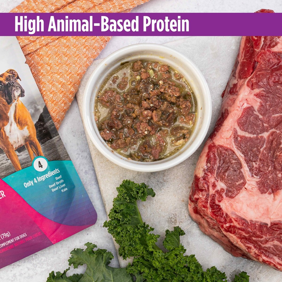 NULO FreeStyle Beef, Beef Liver, & Kale in Broth Dog Food Topper, 2.8 ...