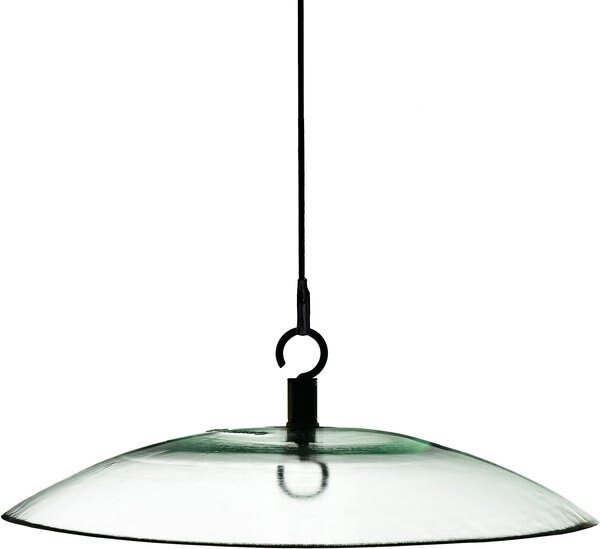 MOSAIC BIRDS Glass Baffle Bird Weather Dome, 15-in, Clear - Chewy.com