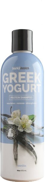BARK2BASICS Vanilla Greek Yogurt Dog Shampoo, 16-oz bottle - Chewy.com