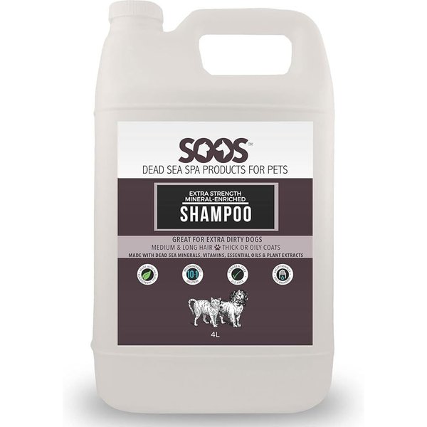 SOOS PETS Classic Deep Cleansing Dog & Cat Shampoo, 135-fl oz bottle ...