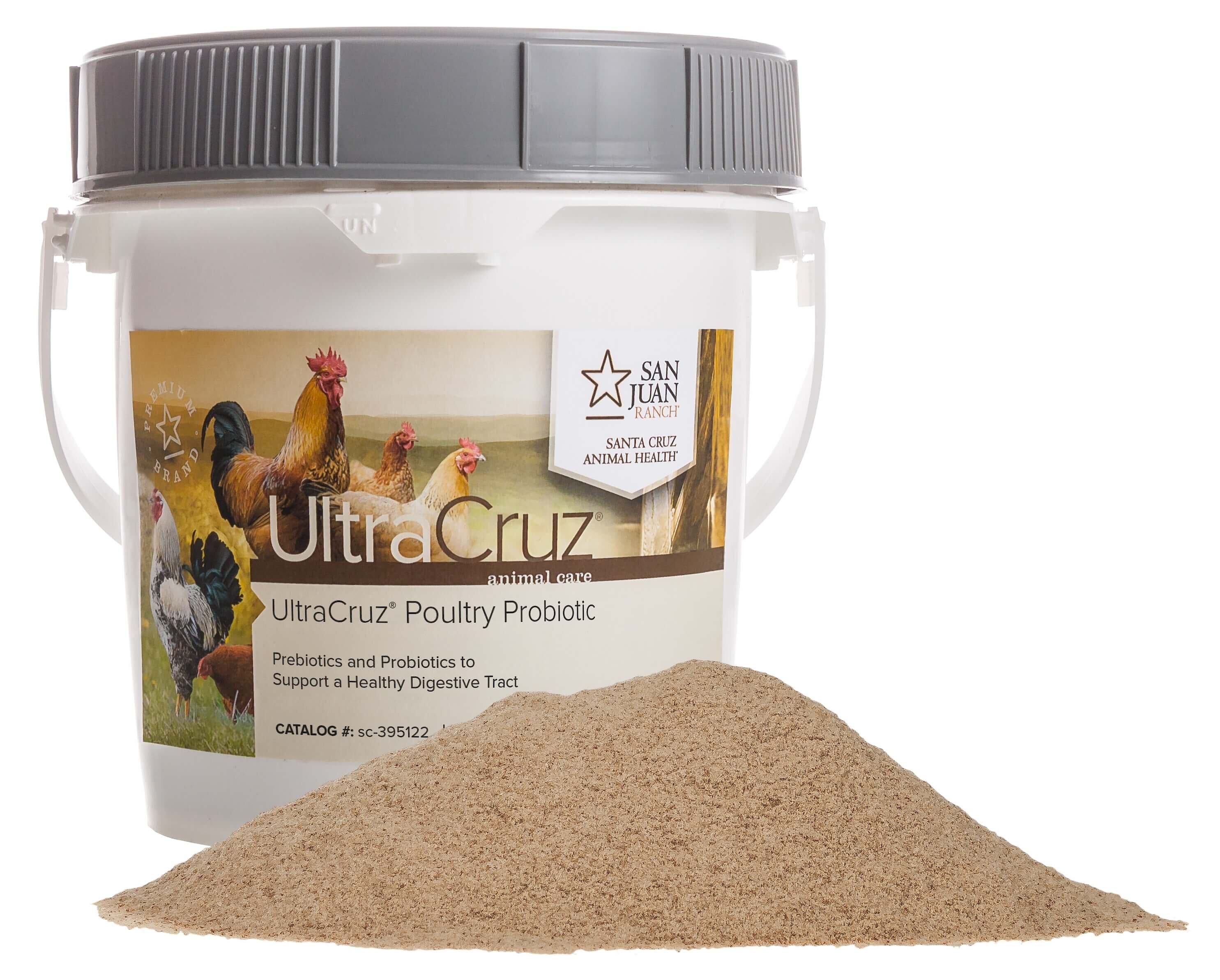 Questions and Answers about ULTRACRUZ Probiotic Poultry Supplement