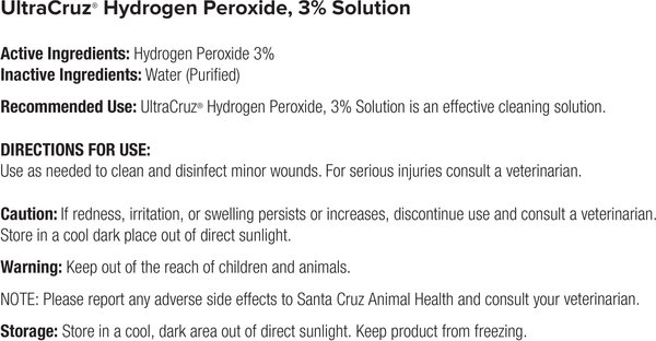 ULTRACRUZ Hydrogen Peroxide Horse Supplement, 1-gal bottle - Chewy.com