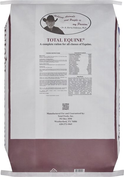 TOTAL FEEDS Total Equine Horse Feed, 40-lb bag - Chewy.com