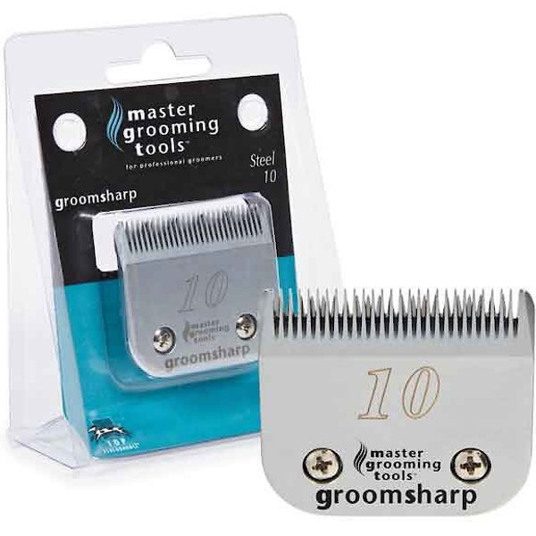 MASTER GROOMING TOOLS GroomSharp Steel Pet Grooming Blade, Size 10 ...