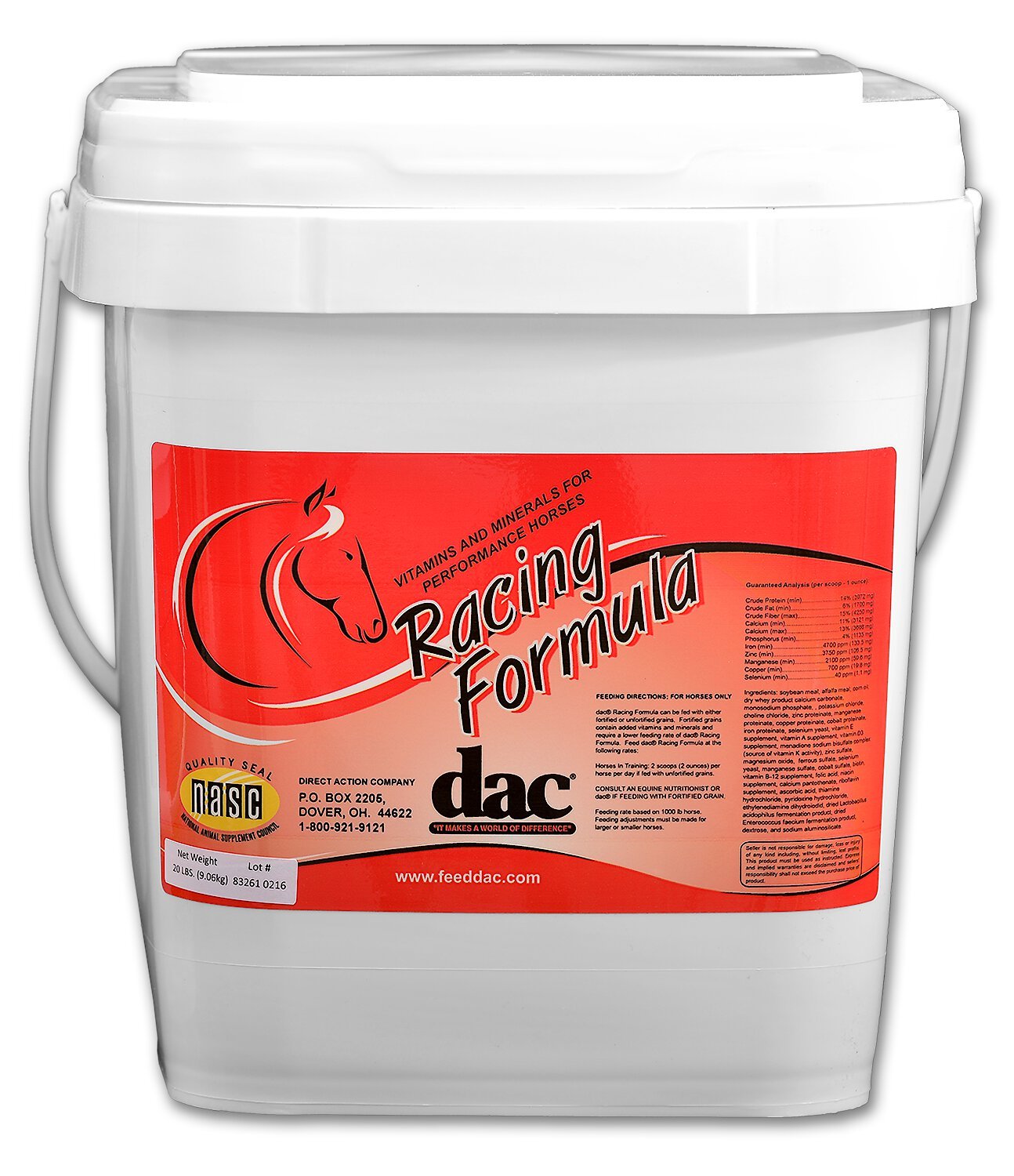 Questions and Answers about DAC Racing Formula Performance Powder Horse ...