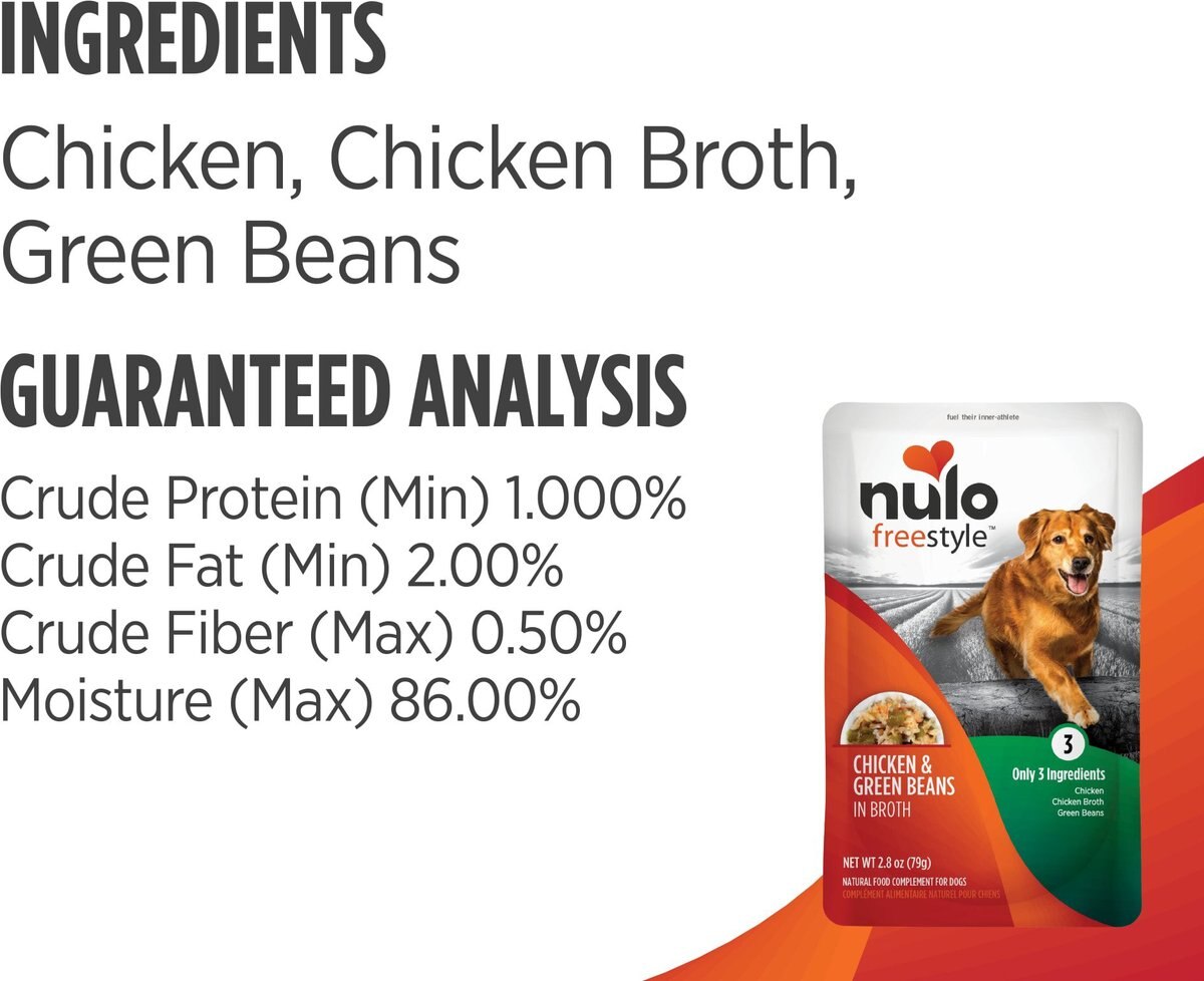 NULO FreeStyle Variety Pack Dog Food Topper, 2.8-oz, case of 6 - Chewy.com