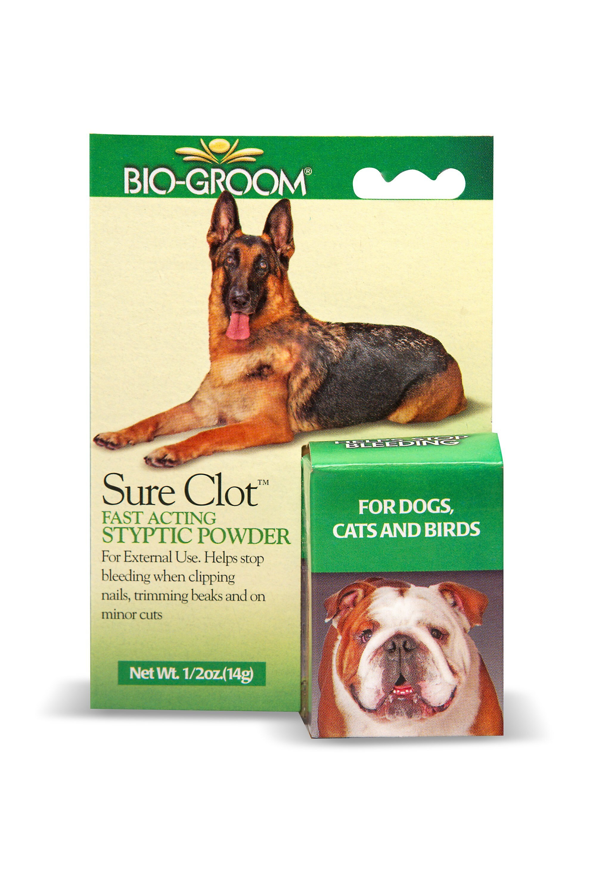 BIO-GROOM Sure Clot Fast Acting Styptic Powder for Dogs, Cats & Birds ...