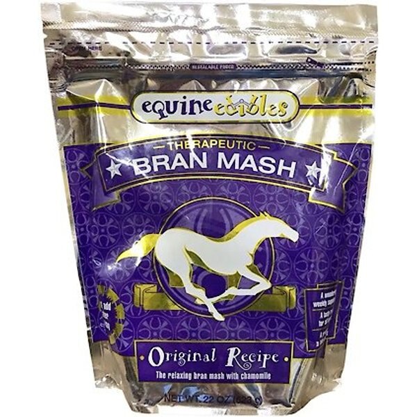 EQUINE EDIBLES Therapeutic Bran Mash Old Timer Recipe Horse Treats, 22 ...