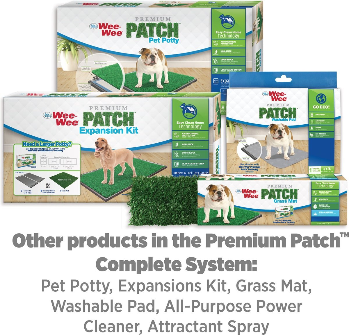 Four Paws Wee-Wee Premium Patch Pet Potty System Expansion Kit - Chewy.com