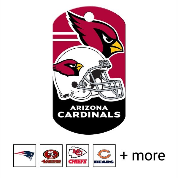 QUICK-TAG NFL Bone Personalized Dog ID Tag, Large, Cleveland Browns ...