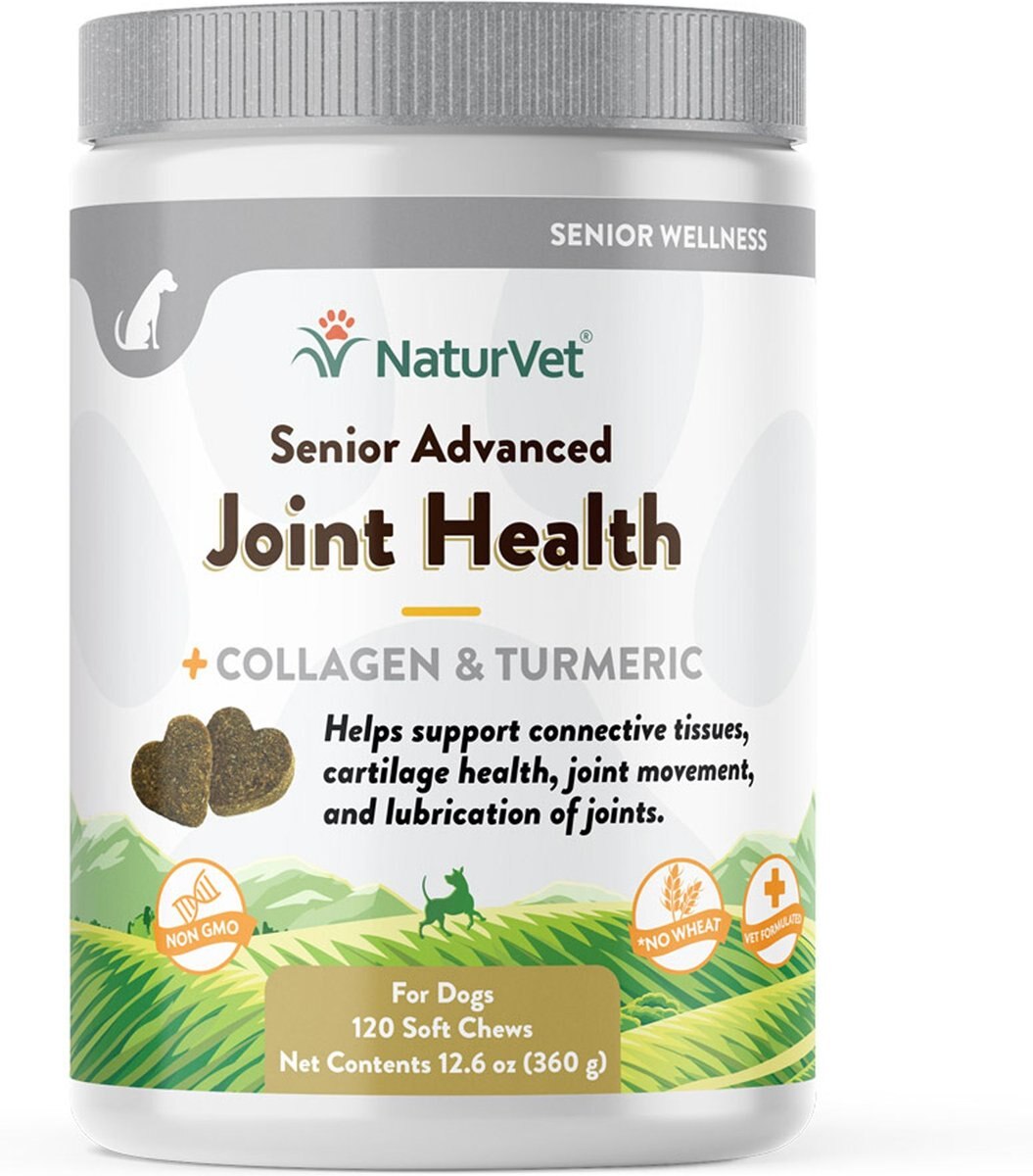 NATURVET Senior Advanced Joint Health Glucosamine, MSM, Chondroition ...