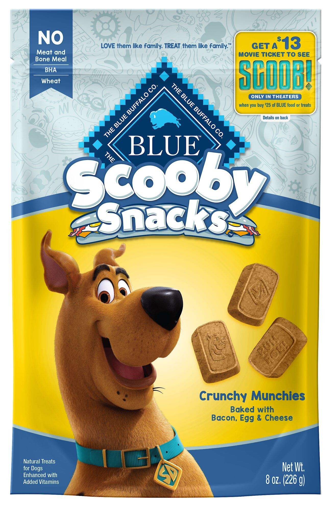 Questions and Answers about BLUE BUFFALO Scooby Snacks Baked Bacon, Egg ...