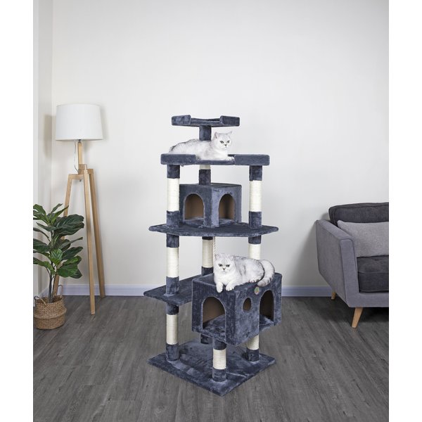 FRISCO 65-in XXL Heavy Duty Cat Tree, Gray - Chewy.com