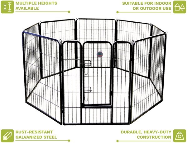 Out of Stock - GO PET CLUB Heavy Duty Wire Dog Exercise Pen, Large ...