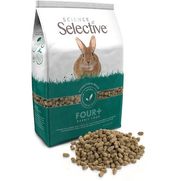 SCIENCE SELECTIVE 4+ Senior Rabbit Food, 70-oz bag - Chewy.com