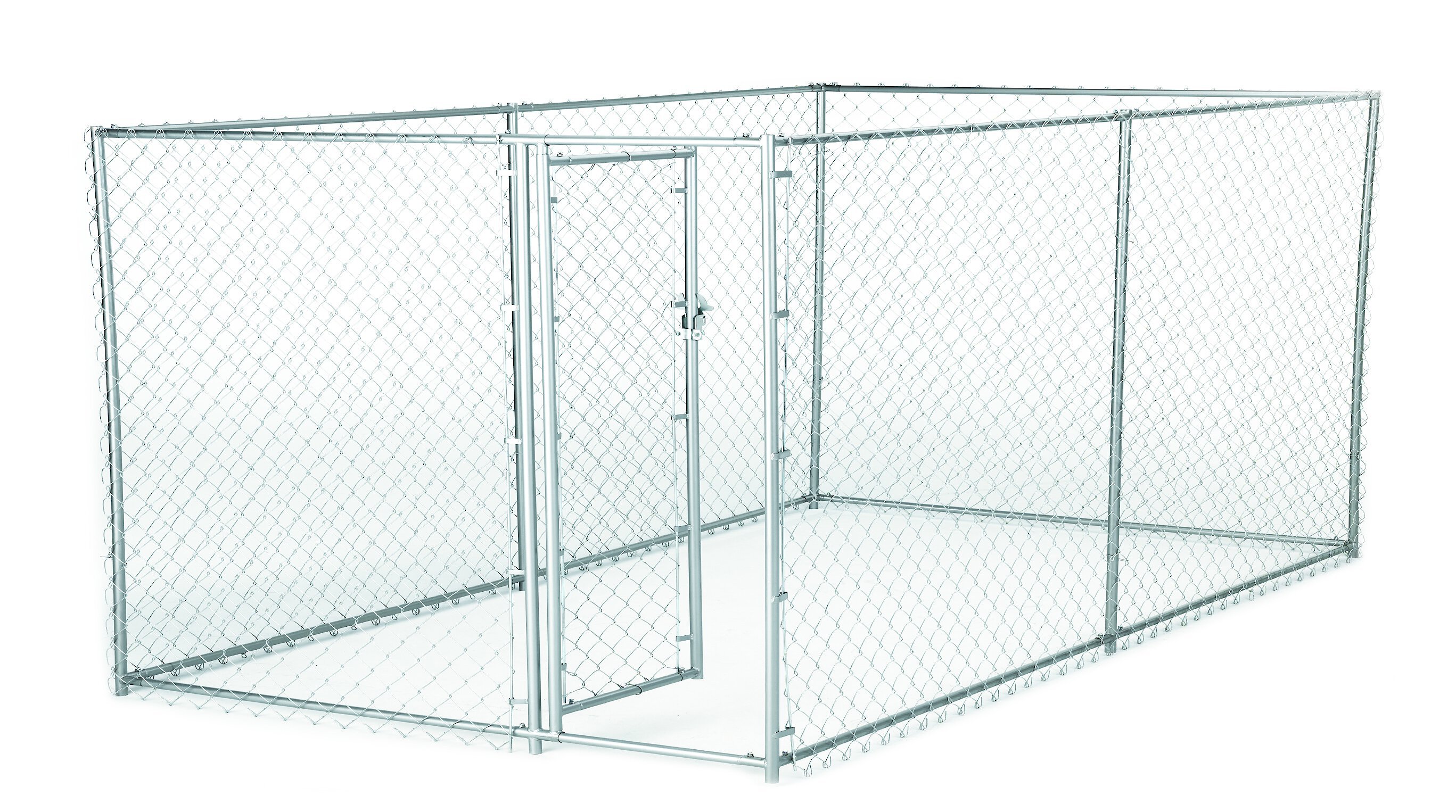 Questions and Answers about LUCKY DOG Chain Link Dog Kennel