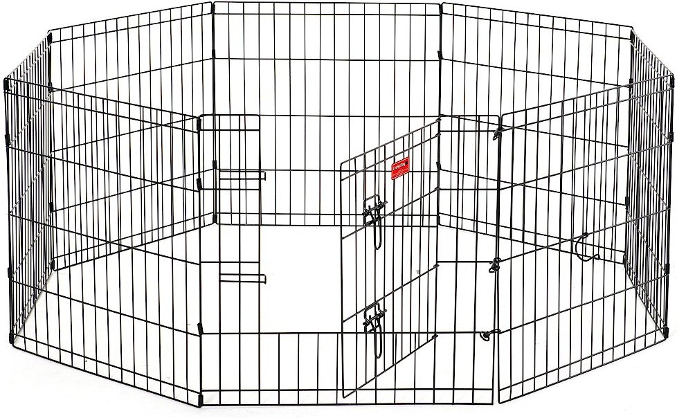 LUCKY DOG Wire Dog Exercise Pen with Step-Thru Door, Small - Chewy.com
