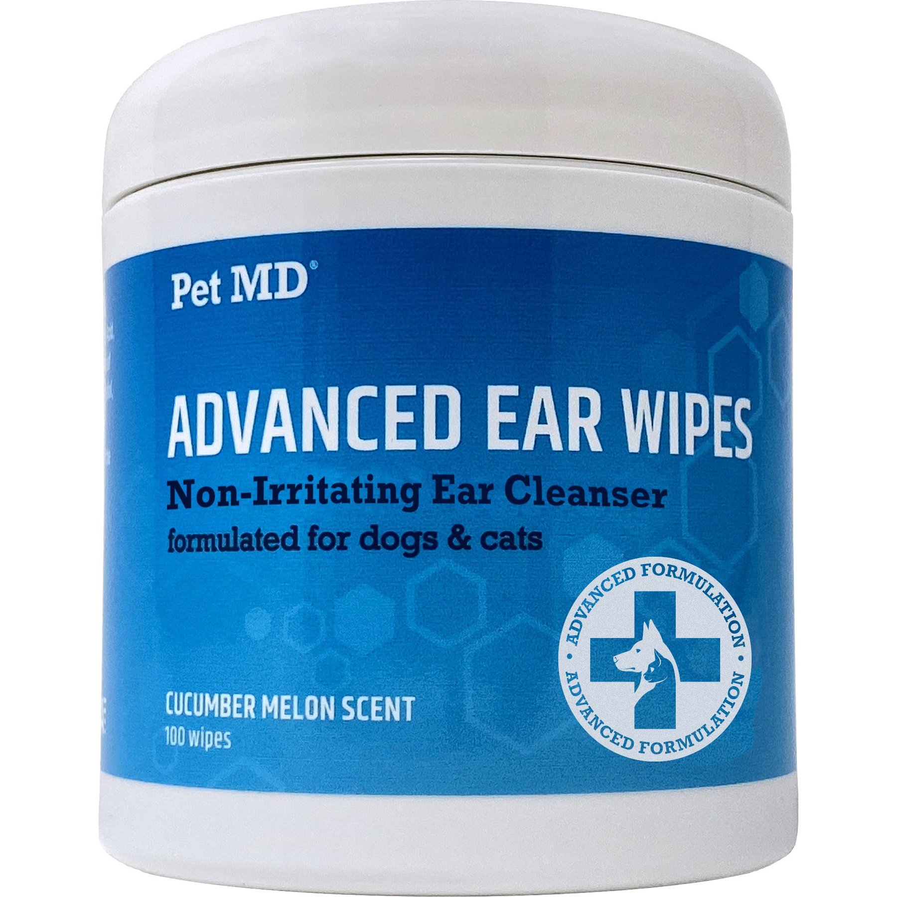 PET MD Advanced Dog & Cat Ear Cleaner Wipes, 100 count - Chewy.com