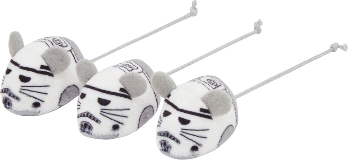 STAR WARS STORMTROOPER Plush Mice Cat Toy with Catnip, 3 count - Chewy.com