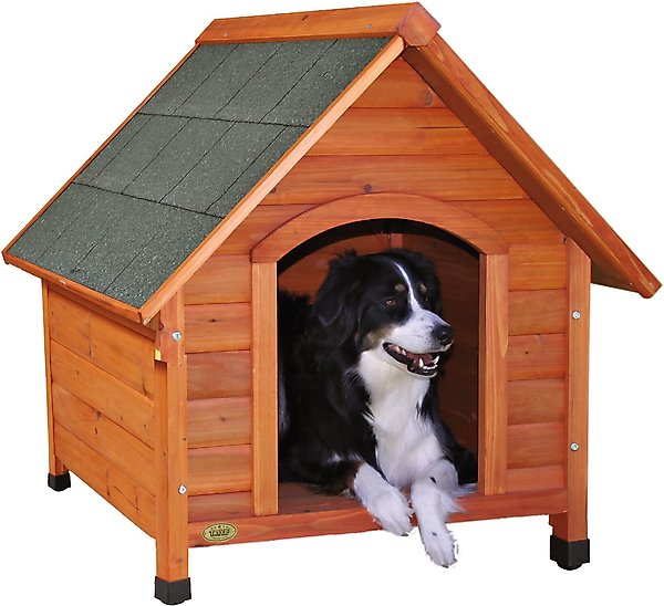 TRIXIE Log Cabin Dog House, Medium - Chewy.com