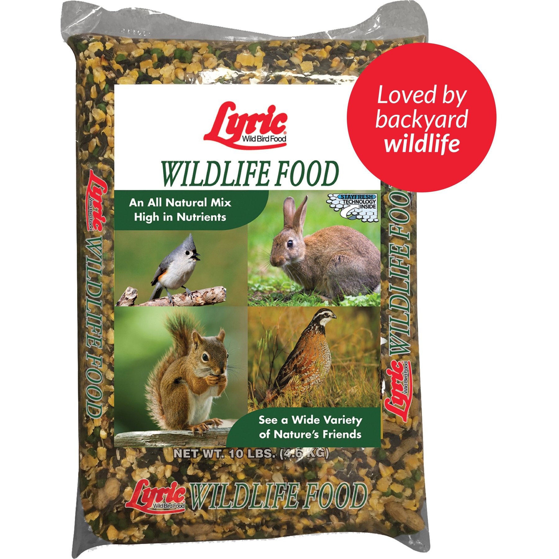 LYRIC Wildlife Food Wild Bird & Small Pet Food, 10-lb bag - Chewy.com