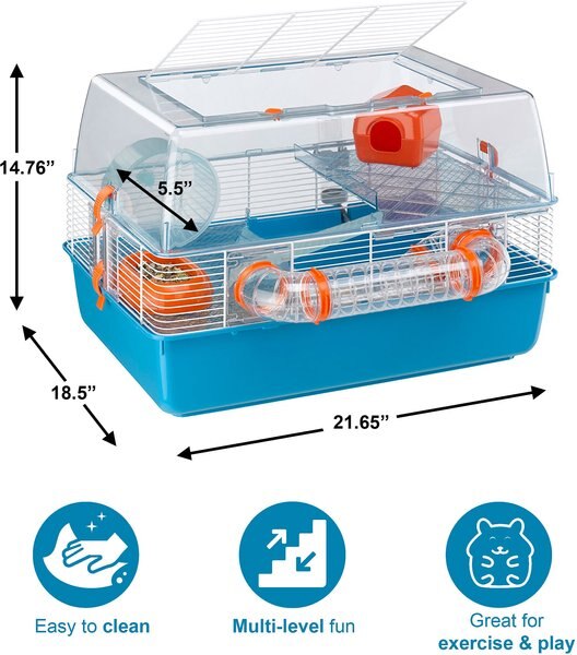 FERPLAST Duna Fun Multi-Tier Hamster Cage - Chewy.com