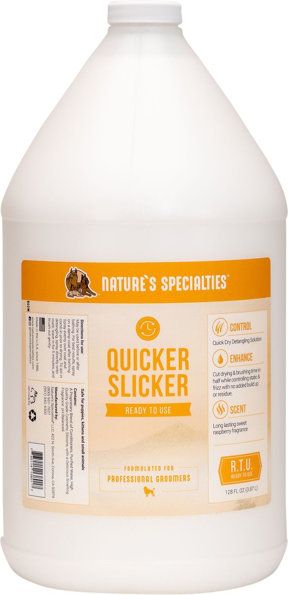 NATURE'S SPECIALTIES Quicker Slicker Ready To Use Dog Conditioning ...