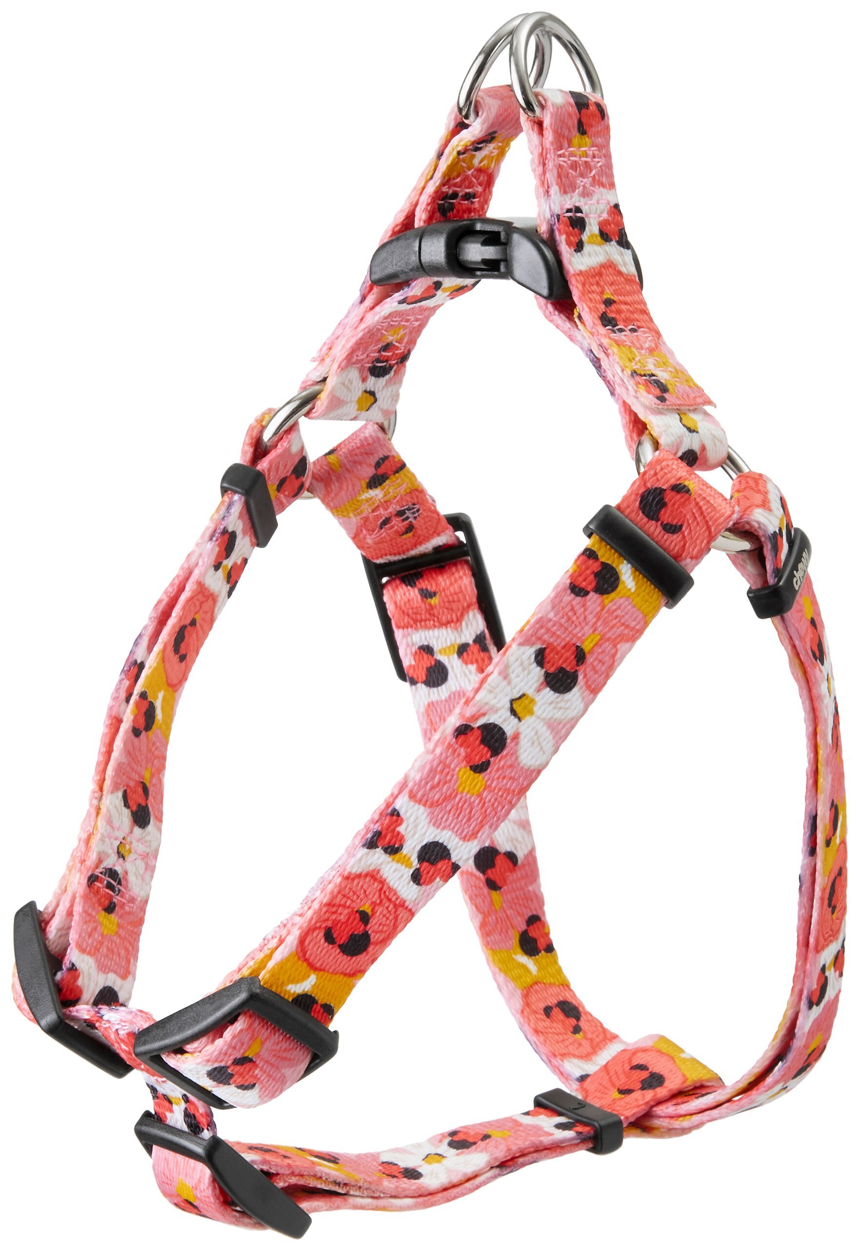 Questions and Answers about DISNEY Minnie Mouse Floral Dog Harness