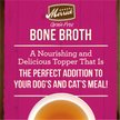 MERRICK Turkey Bone Broth Grain-Free Wet Dog & Cat Food Topper, 16-oz ...