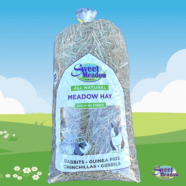 SWEET MEADOW FARM Timothy Hay Small Pet Food, 20-oz bag - Chewy.com