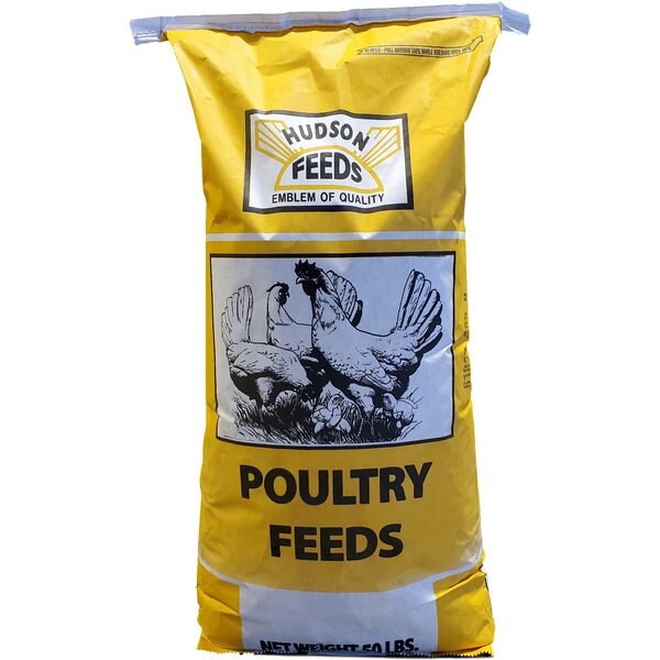 HUDSON FEEDS Poultry Feeds Chick Starter-Grower Medicated Chicken Feed ...