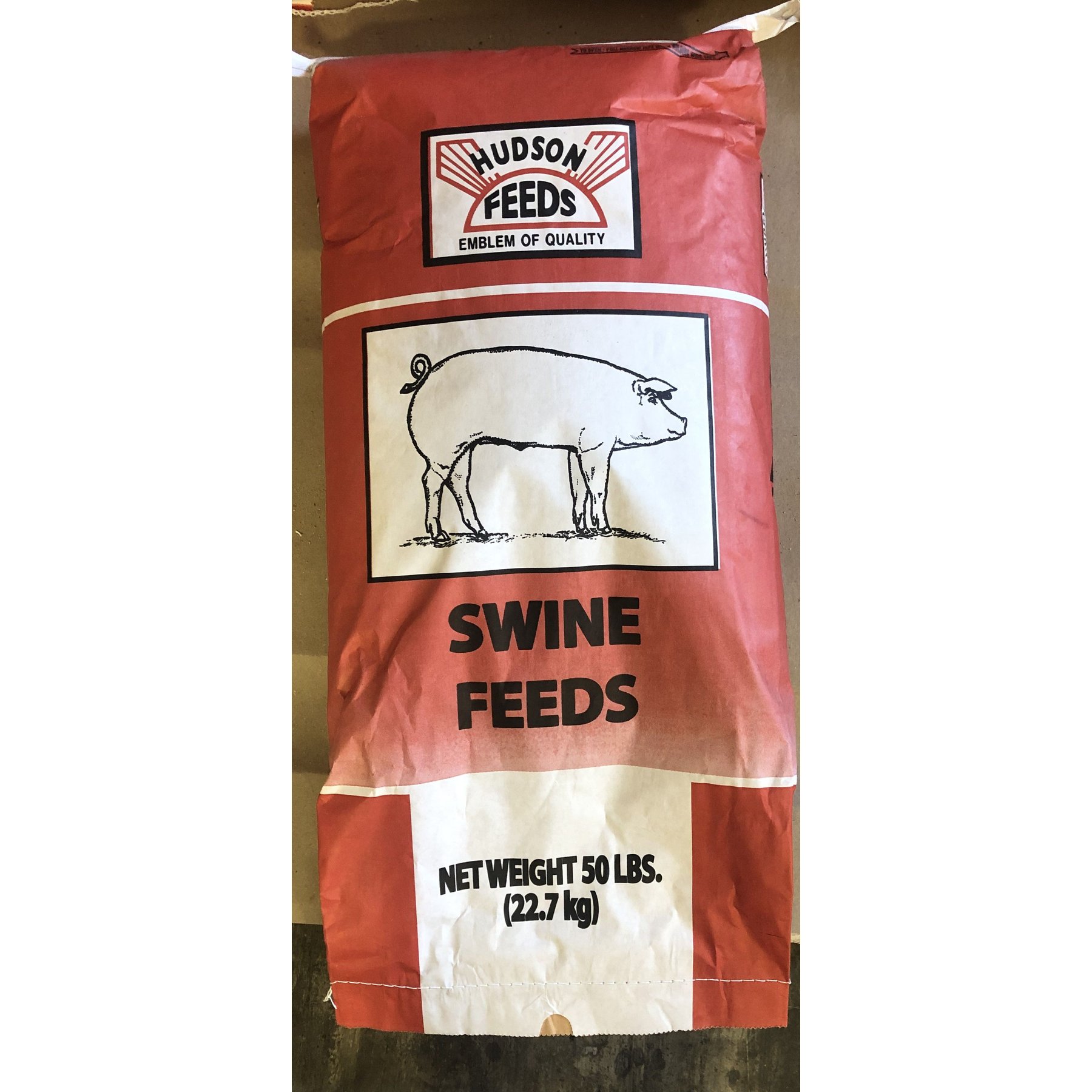 HUDSON FEEDS Swine Feeds Supreme Grower Complete Pig Food, 50-lb bag ...